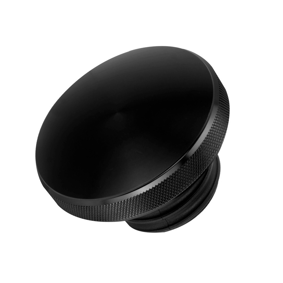 Vented Gas Cap Fuel Tank Right-hand Thread Smooth Black Fit For Harley ...