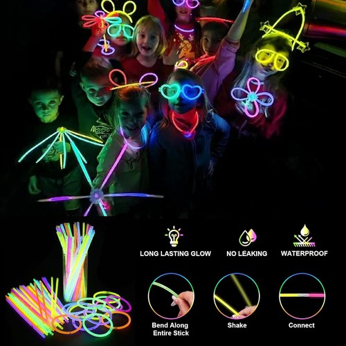 336 Packs Glow in the Dark Party Supplies LED Light Up Toys Bulk Party ...