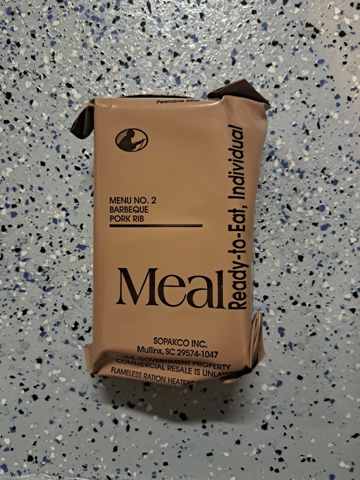 Vintage 2005 Collectible Ready To Eat Military MRE MENU NO 2 | eBay