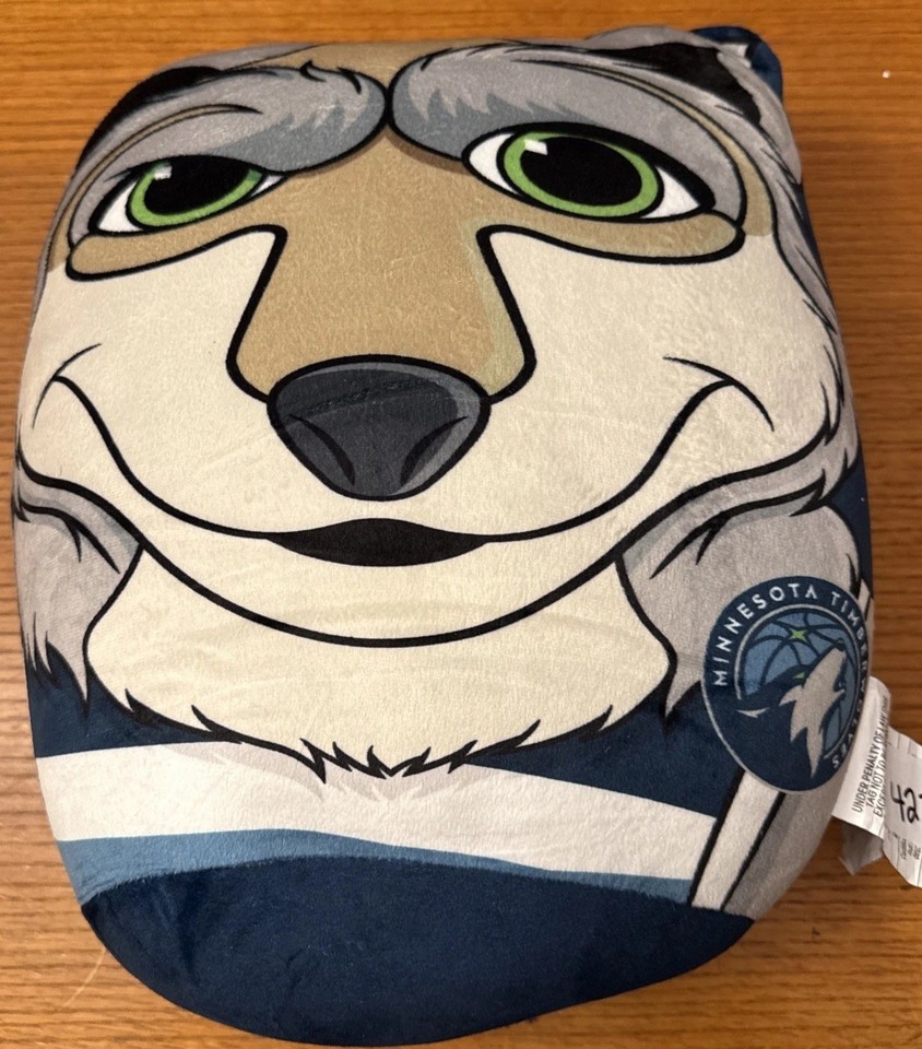 NBA Squish Mellow Style Mascot Toy Minnesota Timberwolves 16”x12” | eBay