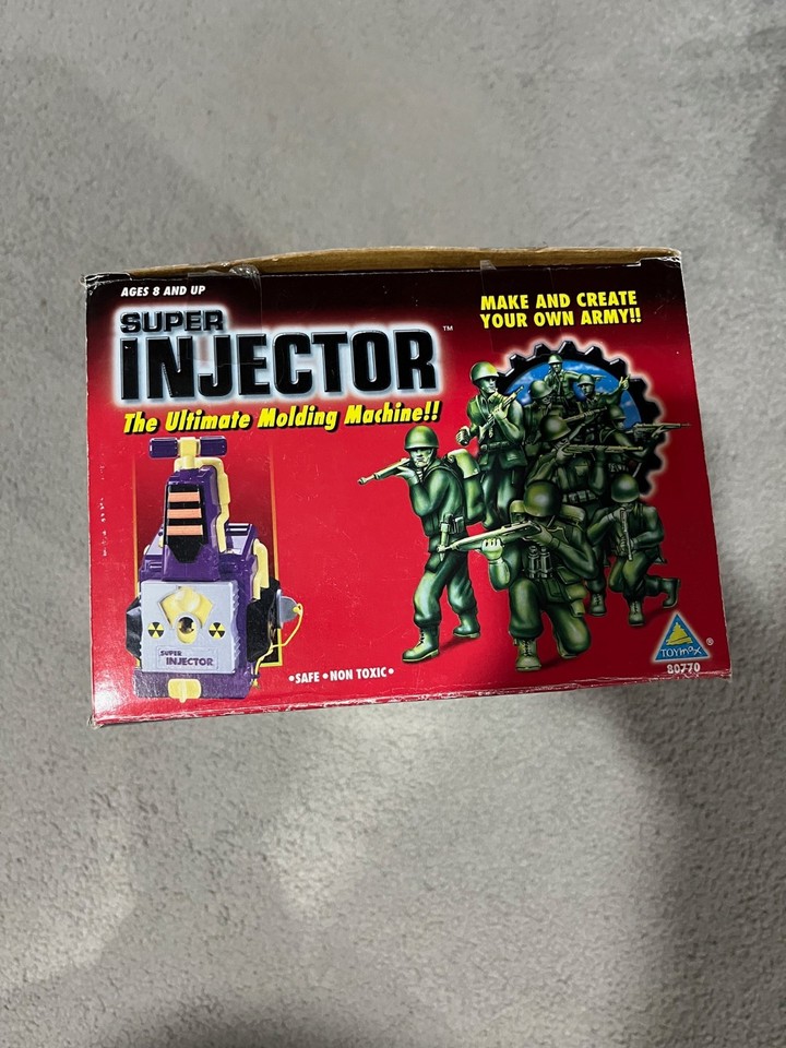 Vintage Toymax Super Injector Ultimate Molding Machine Green Army Men ...