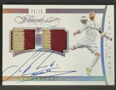 2015-16 Panini Flawless Sergio Ramos Autograph Patch /25 | eBay