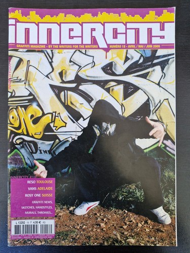 graffiti magazine Street art INNERCITY N°18 RESO VANS ROSY ONE 2009 | eBay