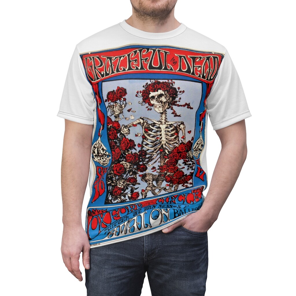 Grateful Dead T-Shirt Gig Poster Vintage Classic Rock Vintage Looking ...