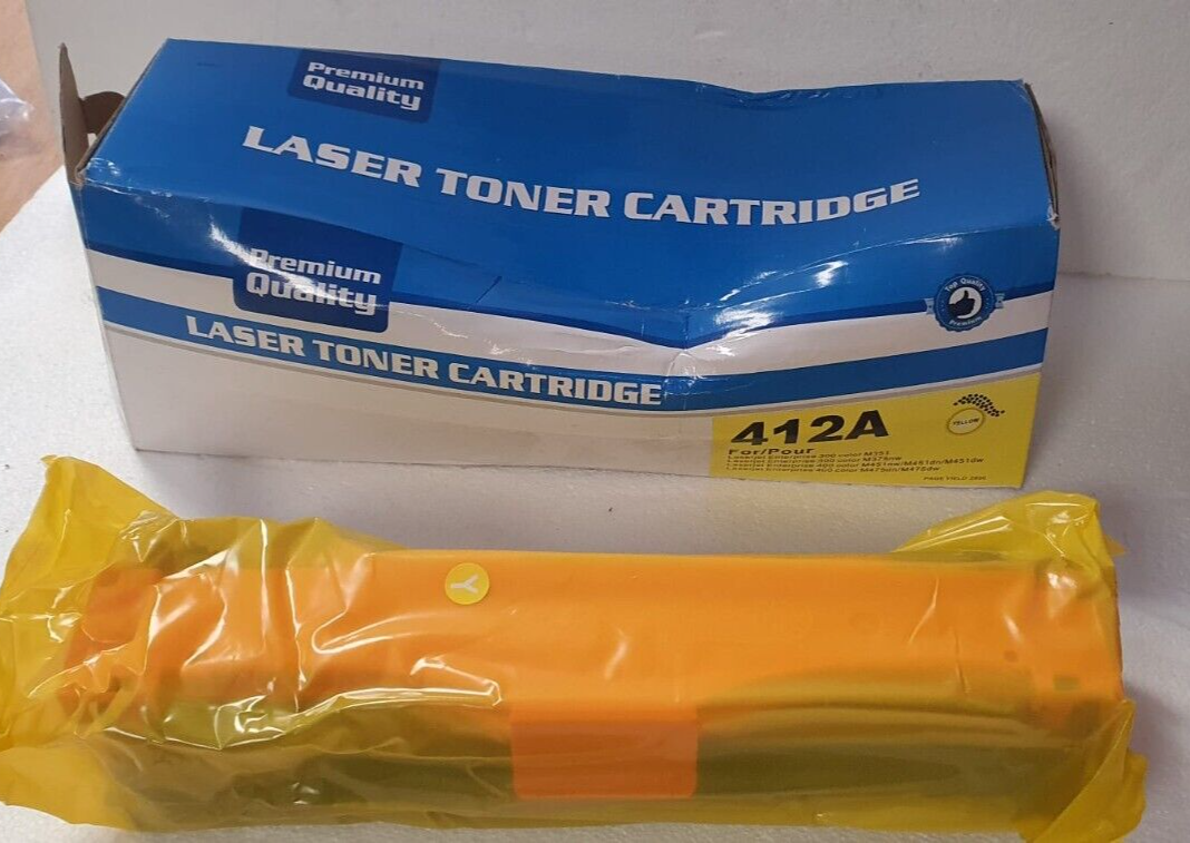 1 Yellow Toner Cartridge for HP LaserJet Pro 400 Color M451dn, M451dw ...