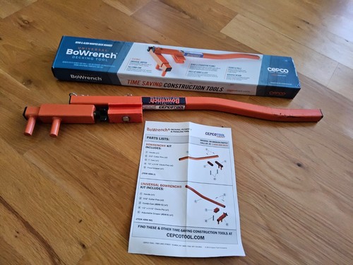 Cepco Tools BoWrench Deck Tool Decking Straightener Pry Board Bender ...