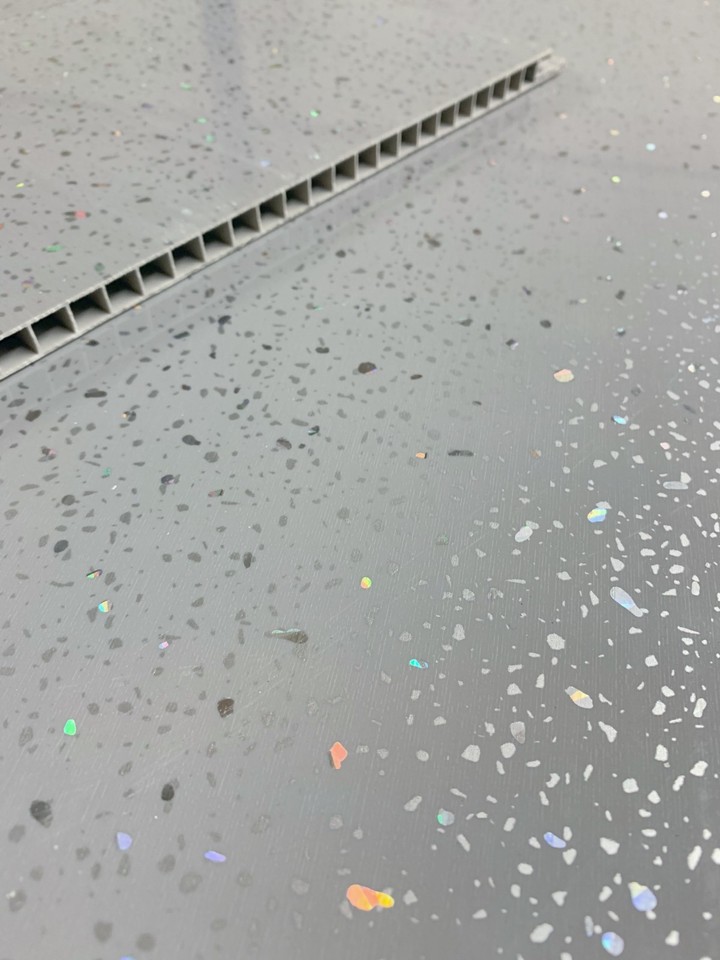 Splash Panels 1m x 2.4m Shower Panels Bathroom Plastic PVC Wall ...