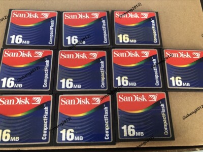 10PCS 16MB Sandisk Compact Flash Card 16MB CF Memory card SDCFB | eBay