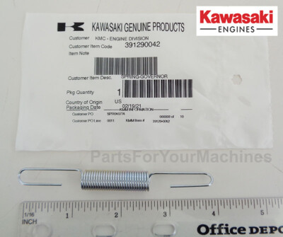 (1) OEM GOVERNOR SPRING 39129-0042, KAWASAKI FR691V ENGINES, 14C10A | eBay