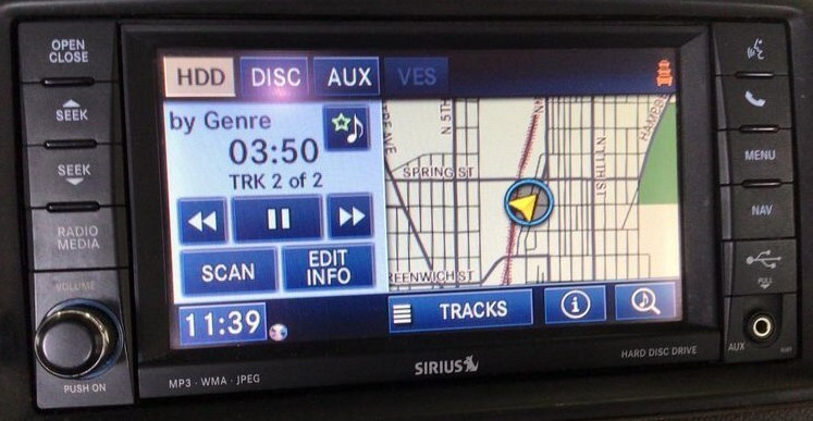 JEEP DODGE 730N RHR MYGIG GPS NAVIGATION RADIO DURANGO GRAND CHEROKEE ...