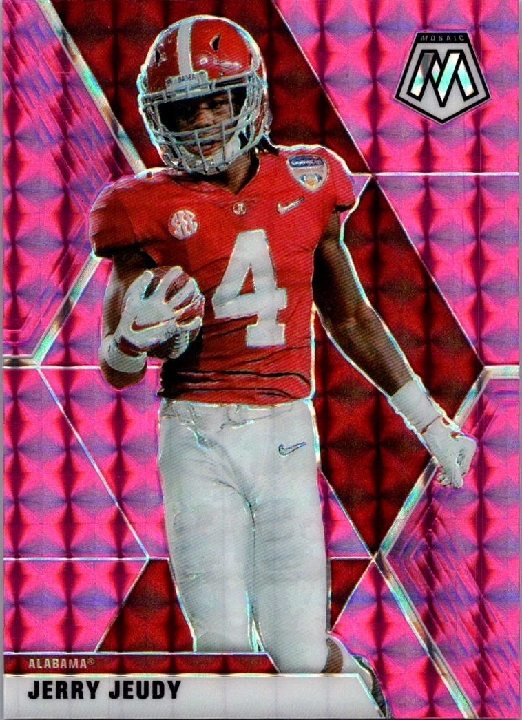 2021 Panini Mosaic Draft Picks - Jerry Jeudy #84 Mosaic Pink /25 for ...