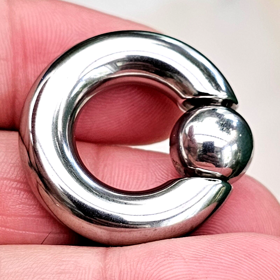 Easy Fit Heavy 31mm BCR CBR Ring 0g (8mm) 12mm Ball Closure PA Prince ...