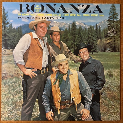 BONANZA Ponderosa Party Time 1962 US ORG RCA Mono LP TV Soundtrack ...