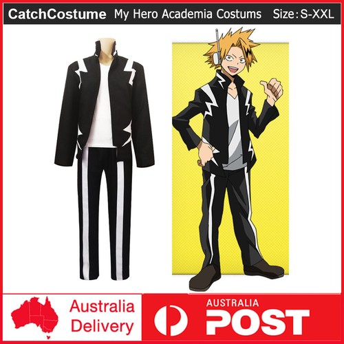 Denki Kaminari Outfit Boku no My Hero Academia Uniform Suit Set Cosplay ...