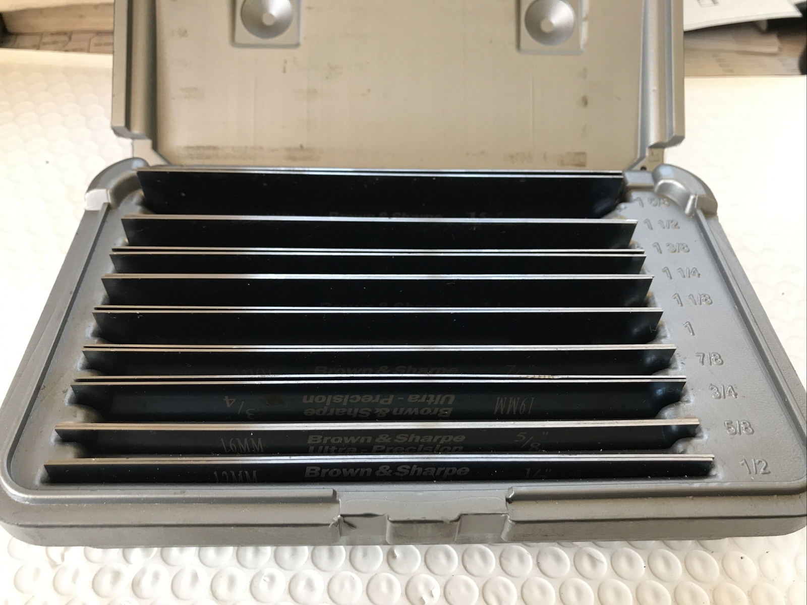 Brown & Sharpe Ultra Thin Parallel Set With Box. for sale online | eBay