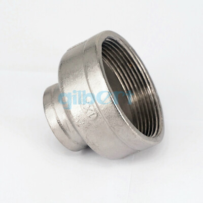 2" BSP -1" BSP Female Reduce 304 Stainless Steel Round Pipe Fitting ...
