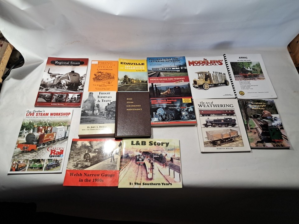 Lot Of 15 Railroad Modelling Books. Locomotives Trains Freight Cars J56 2 | eBay