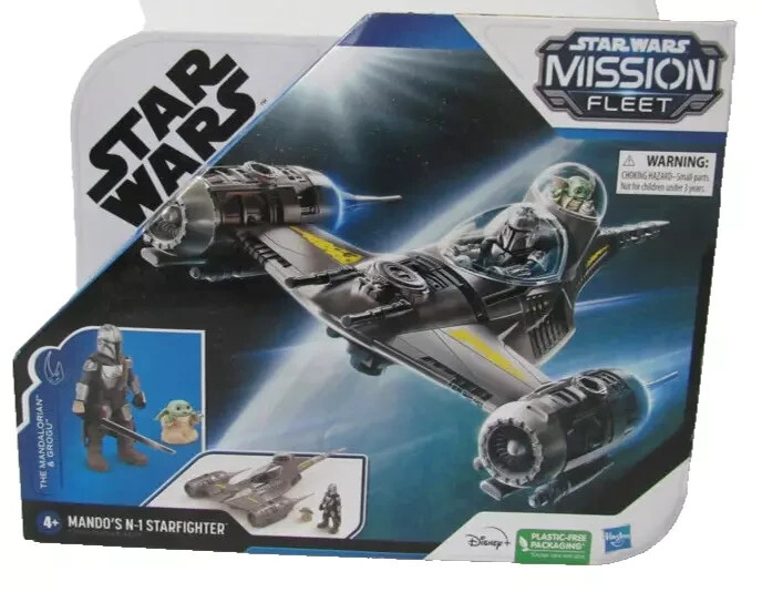 STAR WARS MISSION FLEET SHIP LOT TIE FIGHTER MANDO'S STAR FIGHTER ...