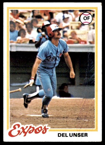 1978 Topps Del Unser Montreal Expos #348 | eBay