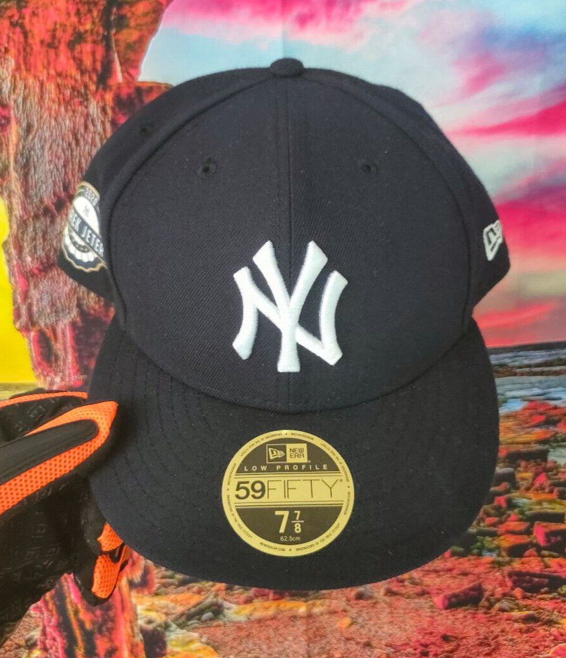 Men's New York Yankees New Era Derek Jeter 2020 Side Patch Navy Fitted ...