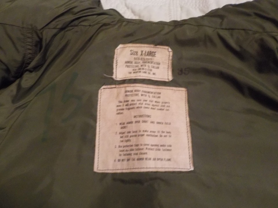 Vietnam Area M69 Flak Jacket | eBay