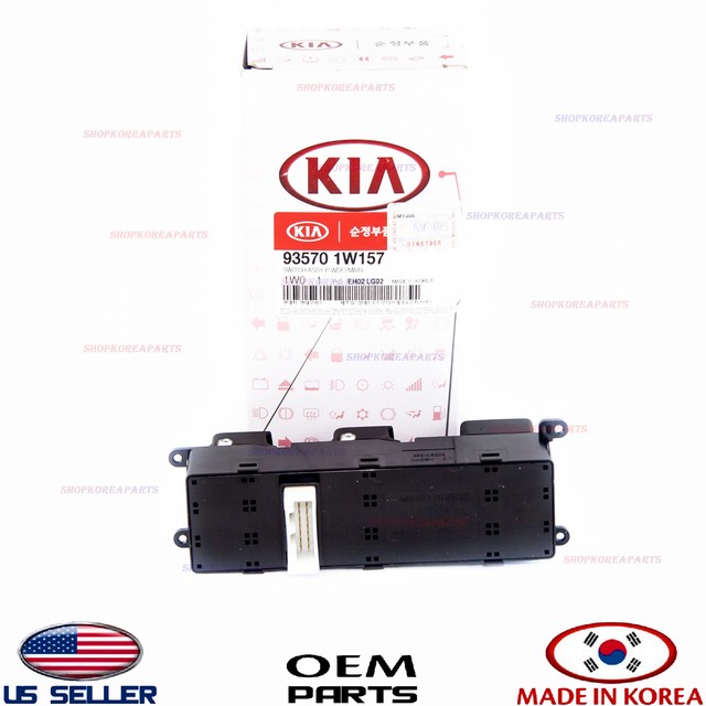 Front Driver Door Window Main Switch 935701W157 Fits Kia Rio 2012-2017 ...