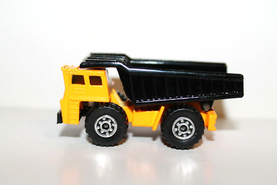 1989 Matchbox DUMP TRUCK With 8 Spoke Wheels ~ Orange & Black ~ Nice ...