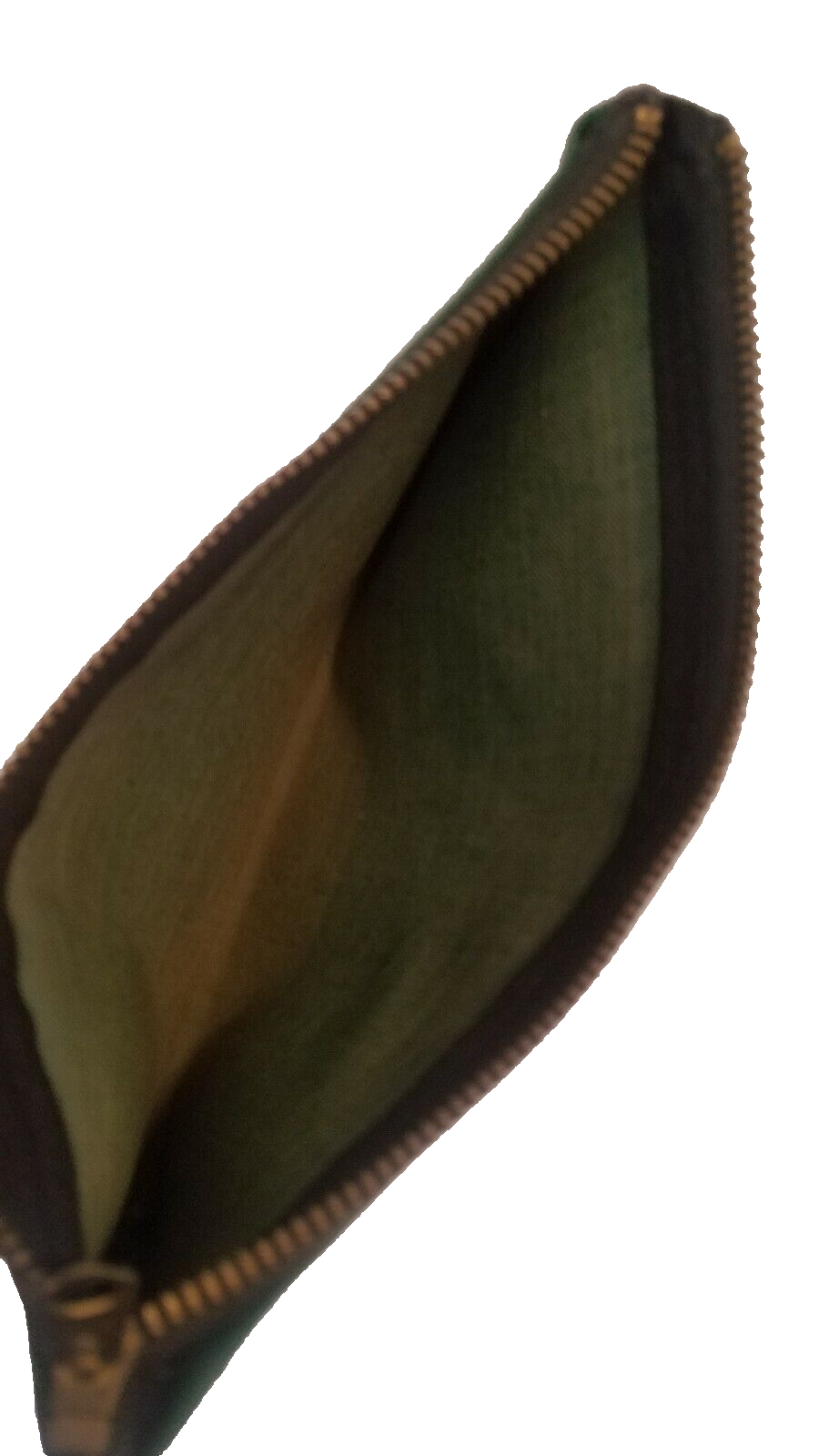 Vintage Zippered Money Bag Pouch Bank of Spring Valley Plum City ...