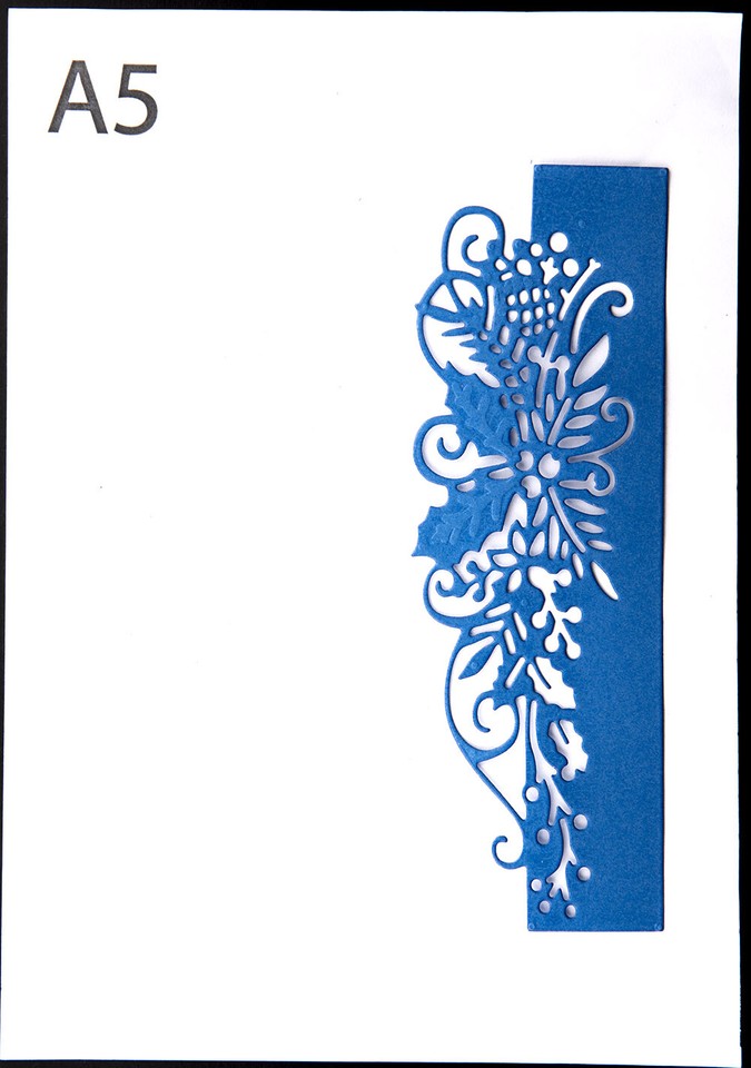 Floral Border / Edge Metal Card Cutting Die card making Crafting #106 ...