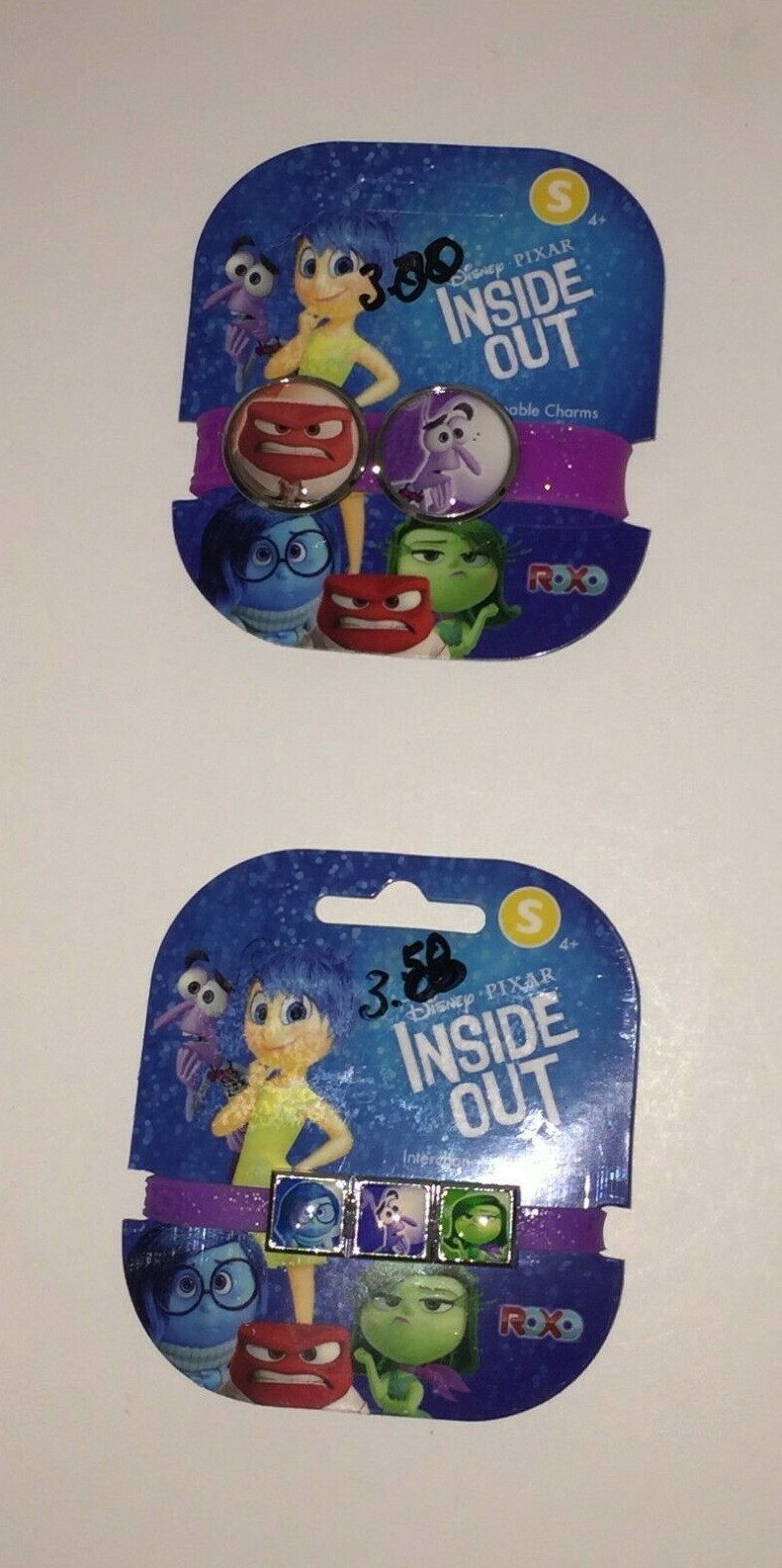 NEW Pixar Inside Out ROXO INTERCHANGEABLE CHARM BRACELETS - SET OF 2 | eBay