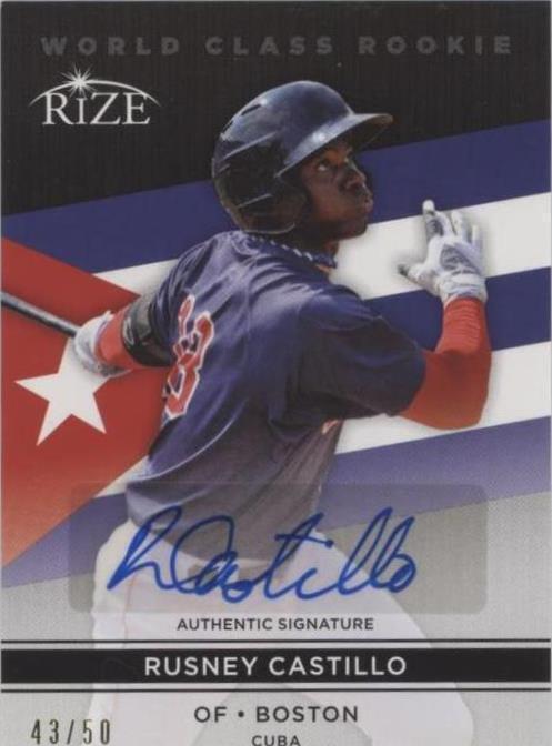 2014 Rize - World Class Rusney Castillo #WC3 Black Autographs /50 (AU ...