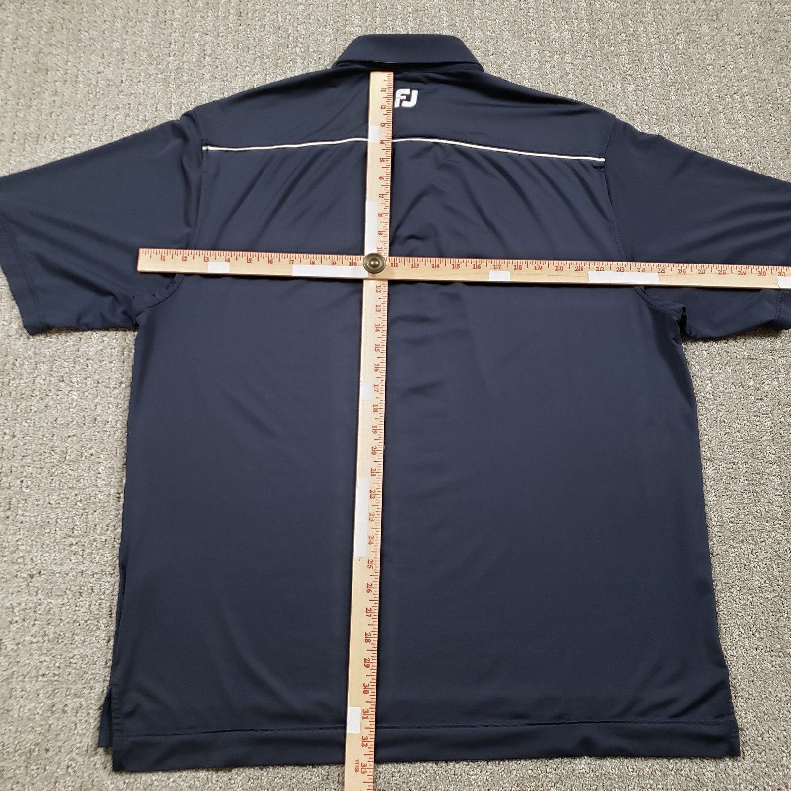 FOOTJOY Golf Shirt Mens XL Polo Navy Blue Performance Short Sleeve * | eBay