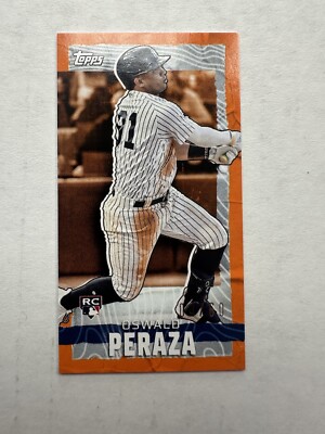 2023 Topps Rip Card Oswald Peraza RC #MRIP-OP Mini Orange 04/60 Rookie ...