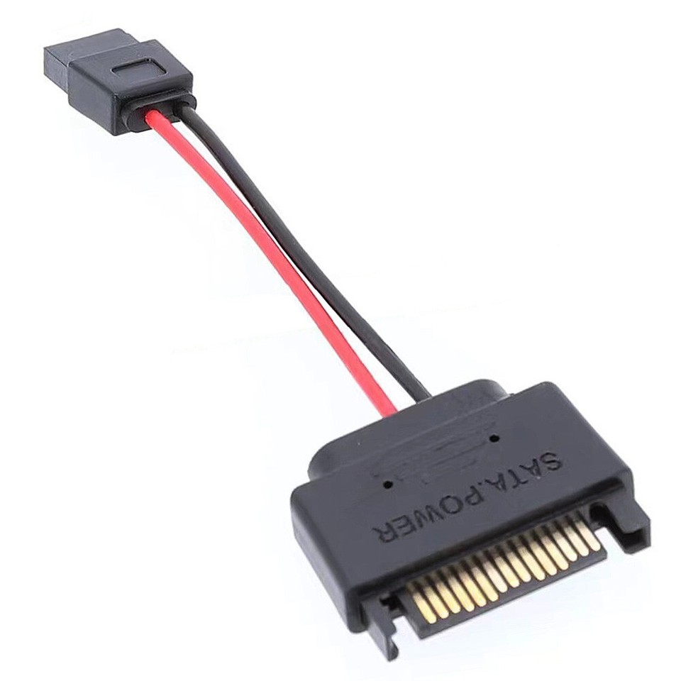 Slimline SATA Power Cable to Desktop PC Wire 12.7mm 9.5m BD DVD CD ...