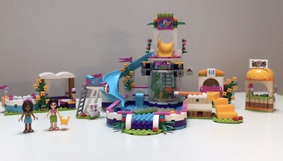 Lego Friends 41313 Heartlake Summer Pool Complete Instructions Missing ...