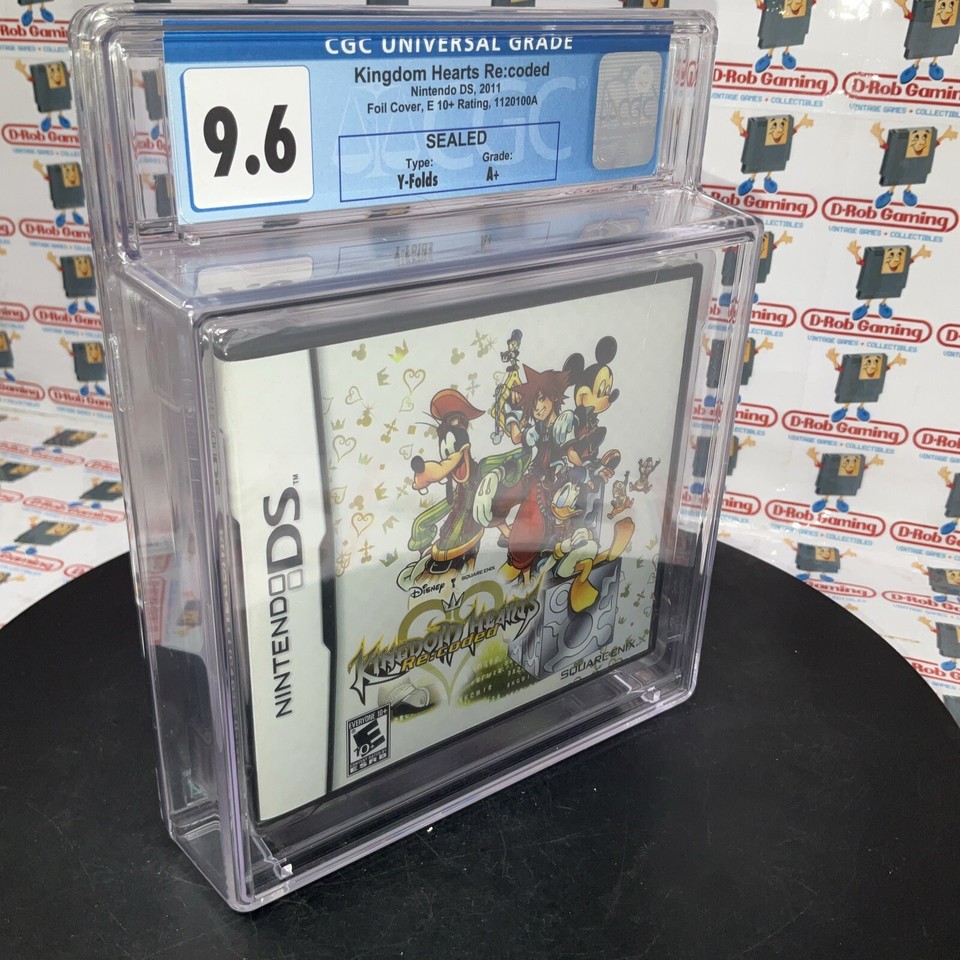 Kingdom Hearts Recoded Re:coded New Sealed VGA WATA CGC Nintendo DS ...