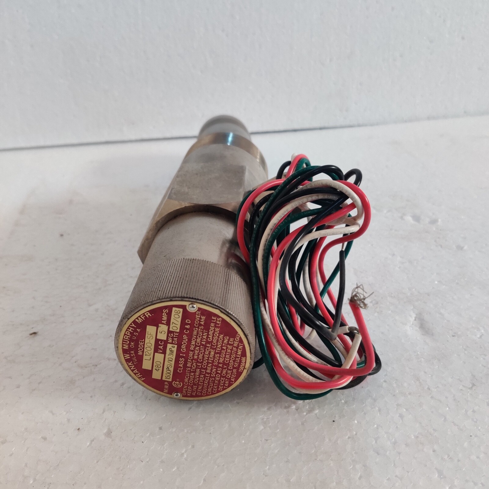 FRANK W MURPHY L1200-SF LEVEL SWITCH AIR COMPRESSOR for sale online | eBay