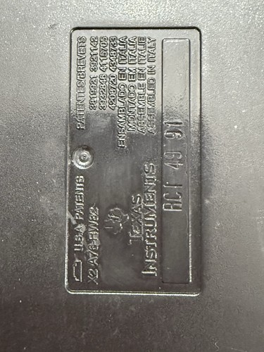 Vintage Texas Instruments BA-35 Orange Black Handheld LCD Financial ...