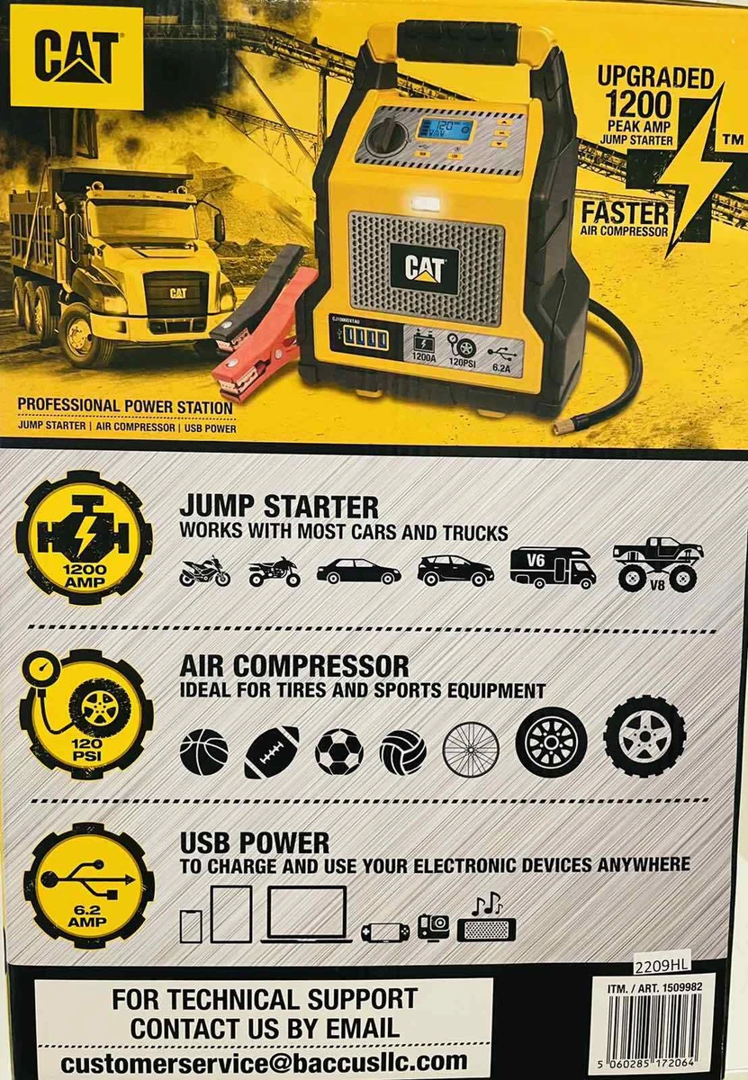 CAT 3-in-1 1000Amp Power Station With Jump Starter And, 45% OFF