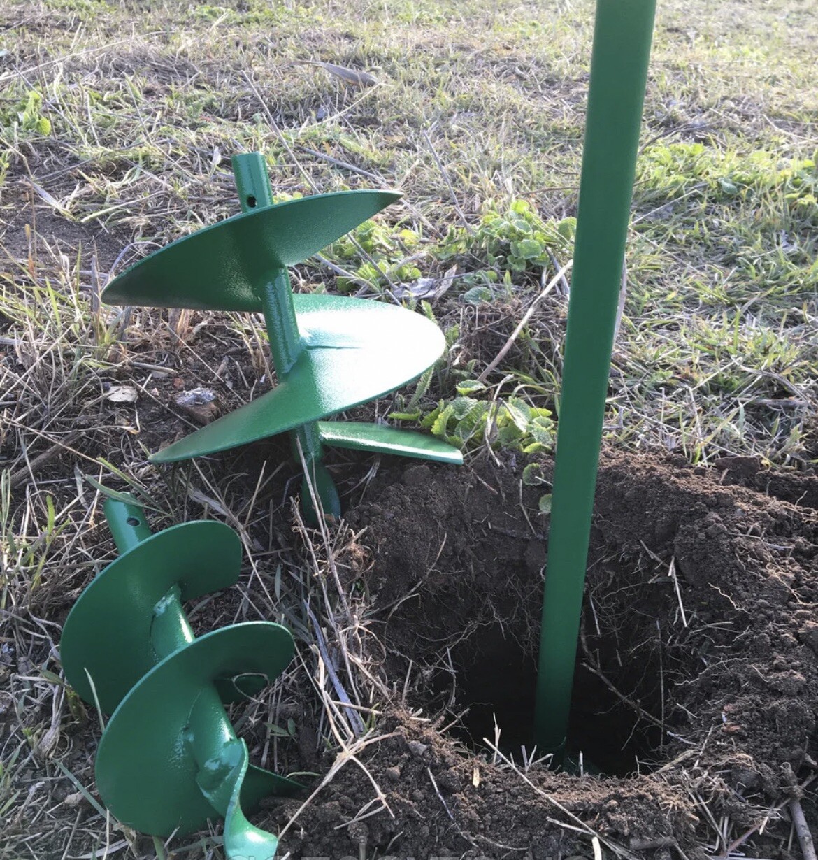 Holeger Manual Fence Post Hole Auger Soil Digger Hole Borer Hand Digger ...