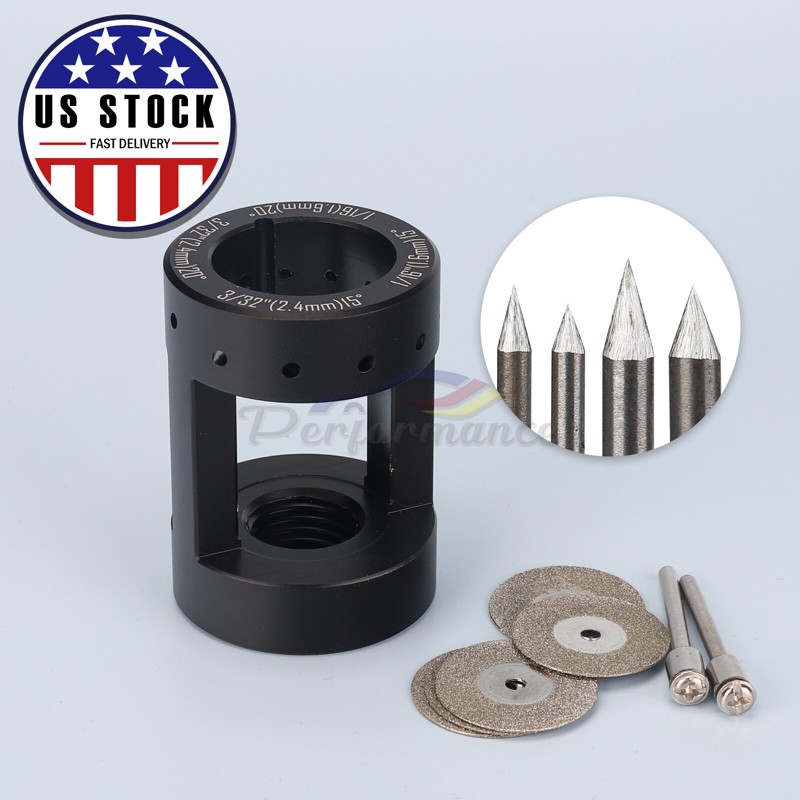 TIG Welding Tungsten Sharpener Grinder Multi-Angle Offsets Cut off TOOL ...