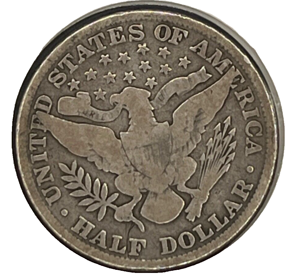 1900 BARBER HALF DOLLAR CIRC B221 | eBay
