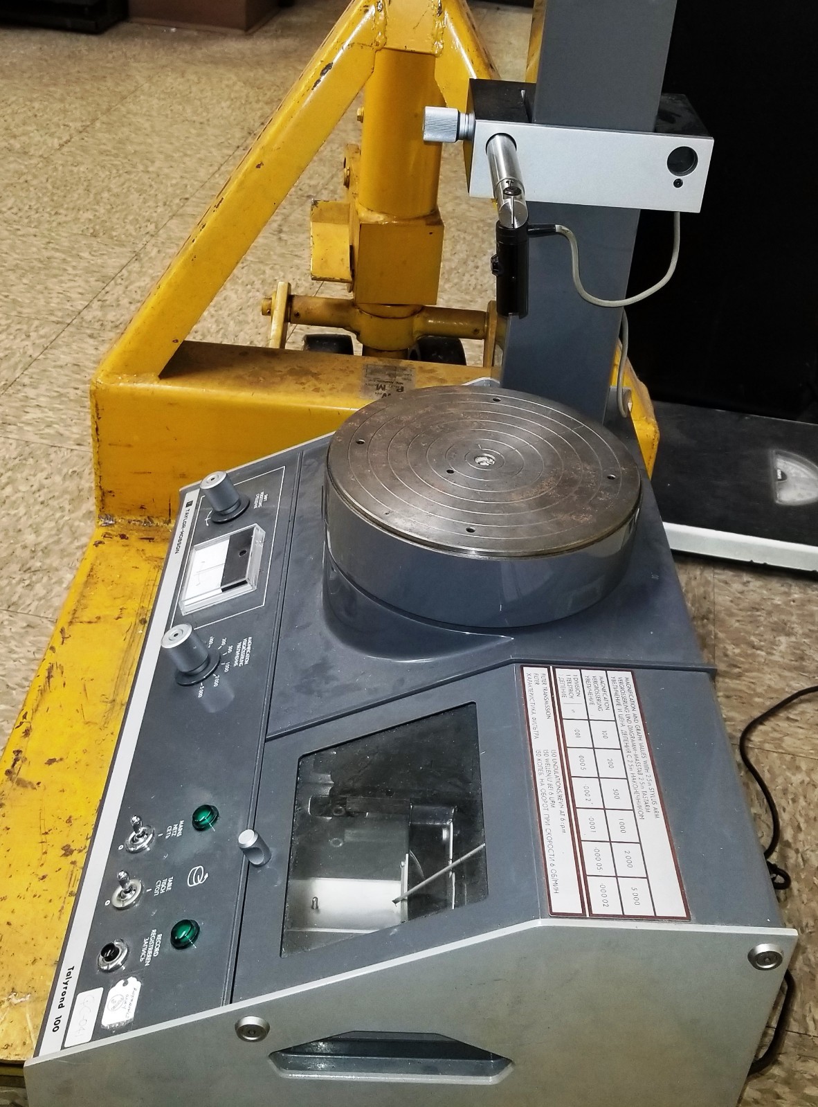 Taylor-Hobson Talyrond 100 Roundness Tester | eBay