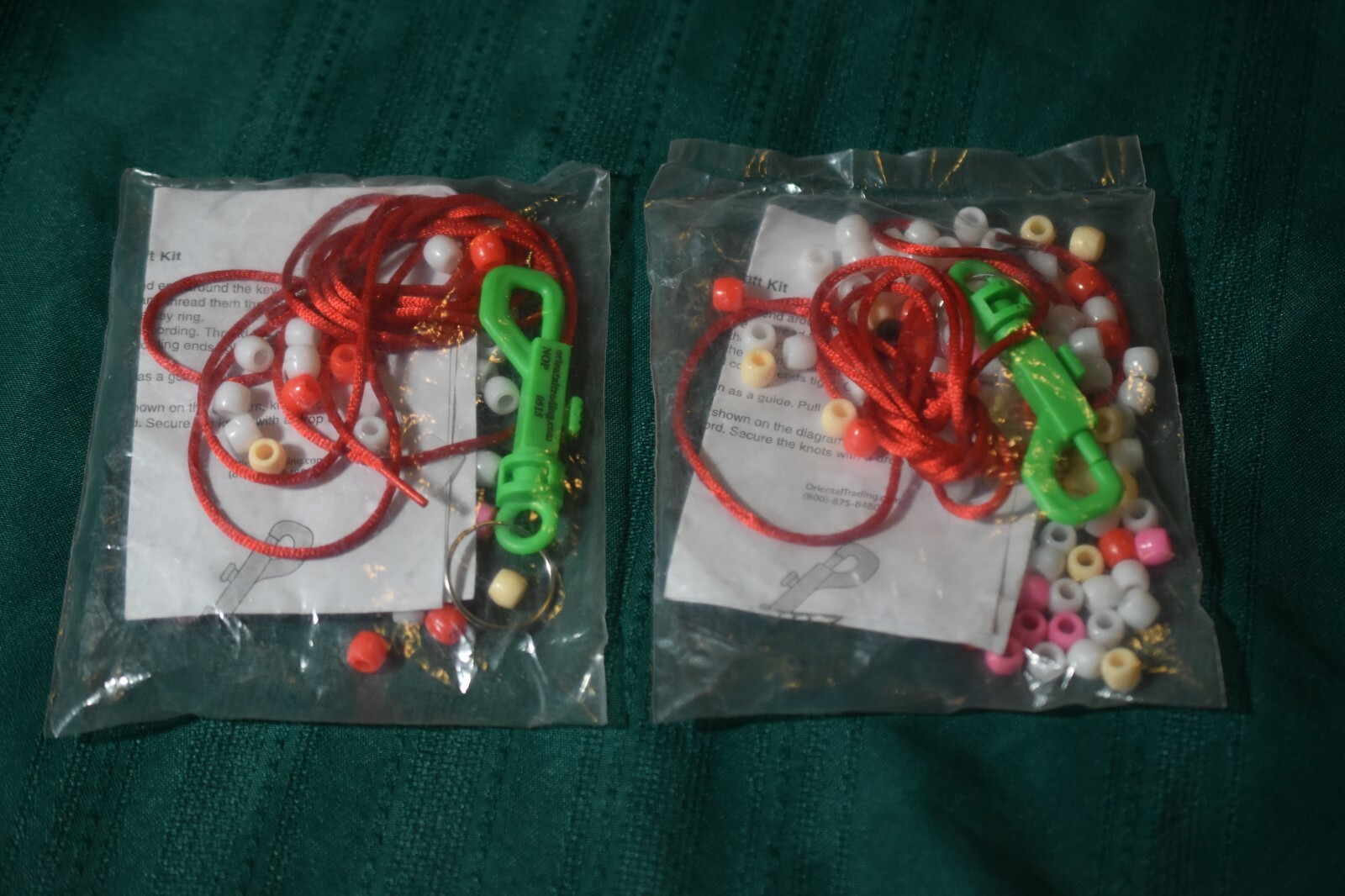 2 Santa Pony Bead Craft Kits New in Sealed Packages | eBay