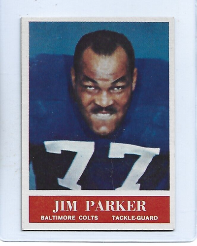 Jim Parker-Baltimore Colts-1964 Philadelphia Football Card #8 | eBay