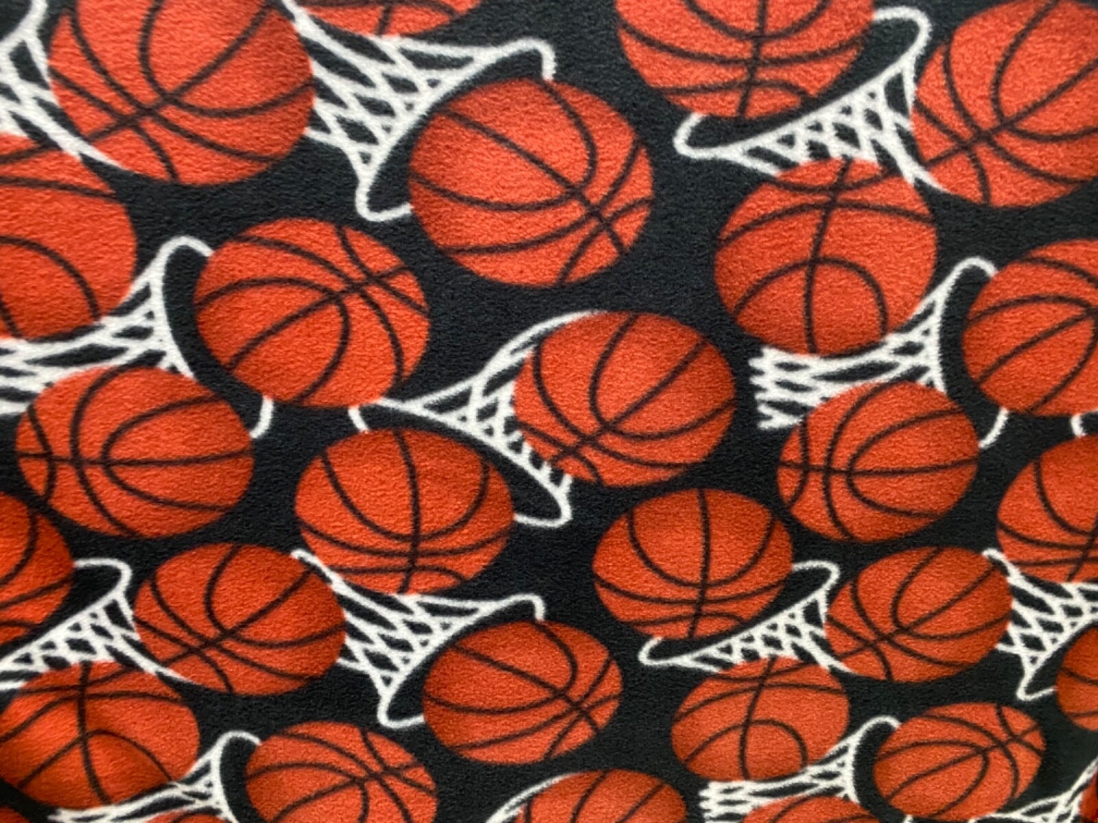 basketball fleece fabric 60" wide, sold by the yard! | eBay