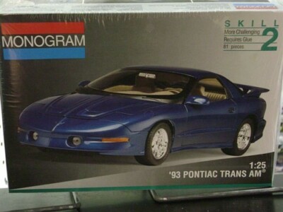 Monogram 2965 '93 Pontiac Trans Am 1/25 model kit | eBay