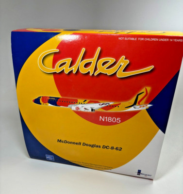 McDonnell-Douglas DC-8-62 Alexander Calder Airplane Model N1805 - Box ...