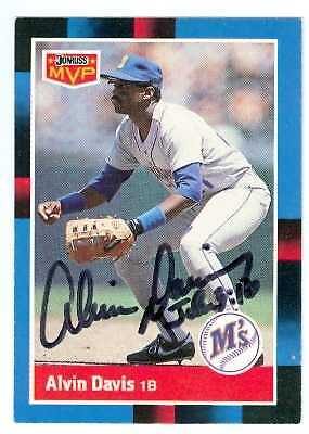 Alvin Davis autographed Baseball Card (Seattle Mariners) 1988 Donruss ...