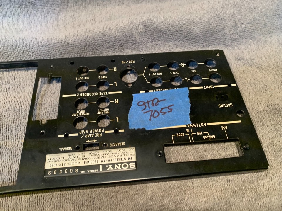 Sony STR-7055 Stereo Receiver Parting Out Rear Panel | eBay